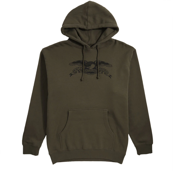 Anti Hero Basic Eagle Hoodie Army Green/Black – The Skateboard Shop